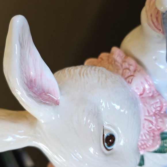 Fitz and Floyd | Kitchen | Vintage Fitz And Floyd Bloomers Bunny Teapot ...